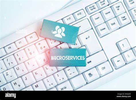 Handwriting Text Microservices Business Approach Software Development Technique Building Single