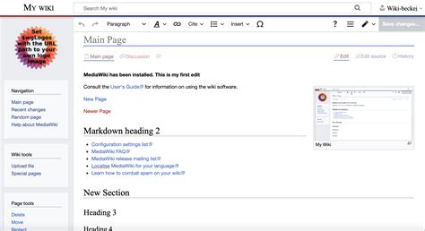 Visualeditor In Mediawiki Domain Of Ones Own Reclaim Hosting Community