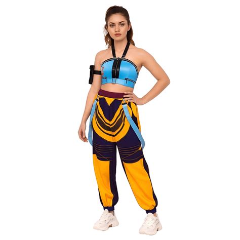 Gottsw Womens Pop Singer Stars Zoey Costume Set 3 Cosplay Outfits