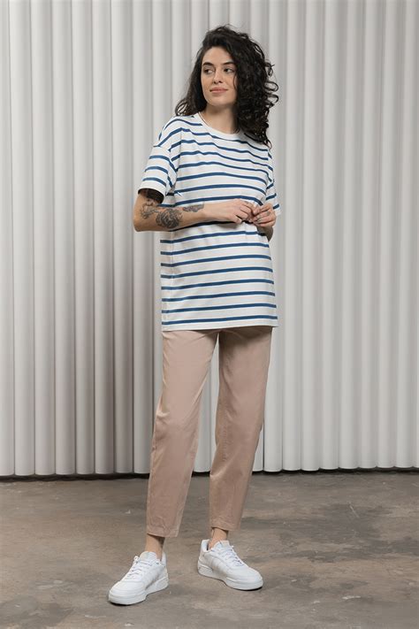 Бежеві вільні штани МОМ для вагітних з поясом під животик з регулюванням купить в Украине ᐈ Юла Мама