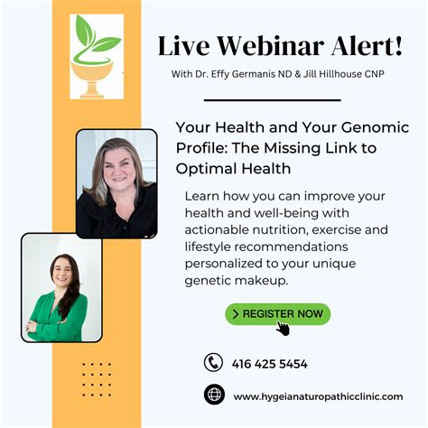 Live Webinar The Missing Link To Optimal Health Hygeia Naturopathic