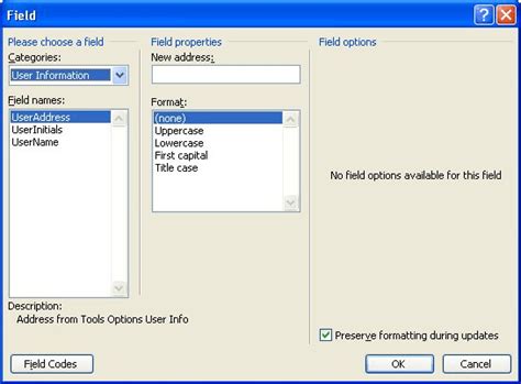 inserting the user s initials microsoft word
