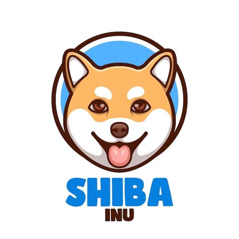 시바 이누 만화 프리미엄 벡터