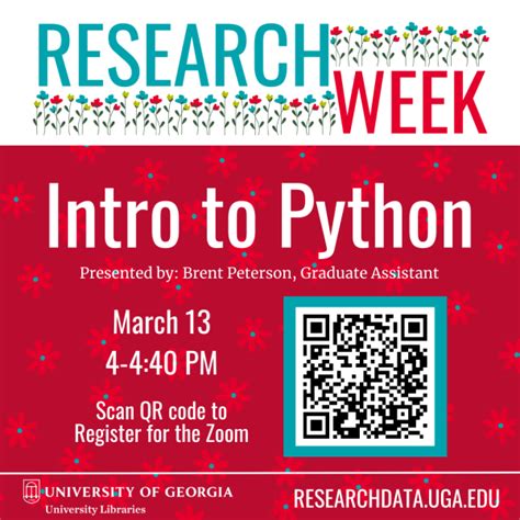 Intro To Python Uga Libraries