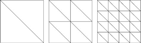 Diagram Of Triangular Grids In Different Sizes For Examples 6 1 6 4 Download Scientific Diagram
