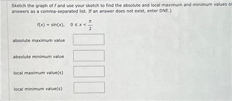 Solved Sketch The Graph Of F ﻿and Use Your Sketch To Find