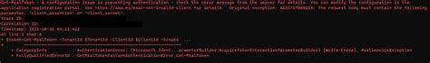 Unable To Authenticate Interactively Issue Azuread Msal Ps Github