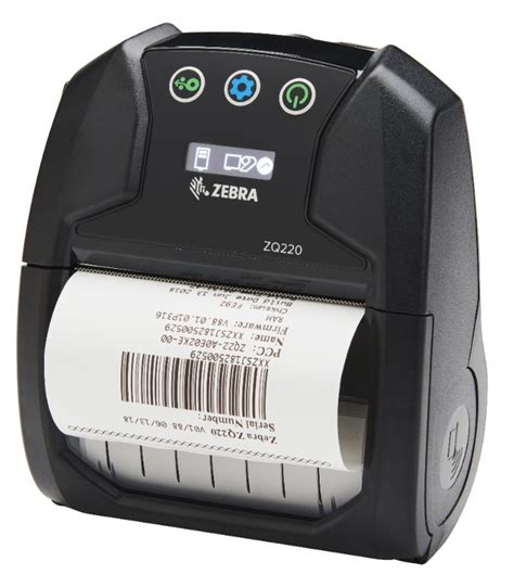 Zebra Zq220 3 Inch Mobile Label And Receipt Printer Ers