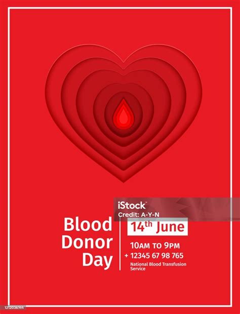 세계 혈액 기증자의 날 14 6 월 벡터 종이 컷 포스터 빨간 배경에 종이 절단 전단지 혈액 드롭 과 심장 종이 벡터 의학 3d 그림입니다 창조적 인 기증자 또는 혈우병의