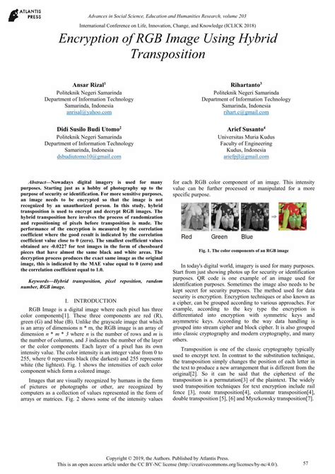 Pdf Encryption Of Rgb Image Using Hybrid Transposition Dokumentips