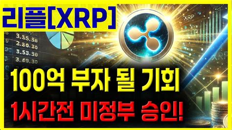 리플 전망 이번이 마지막 기회 입니다 Youtube