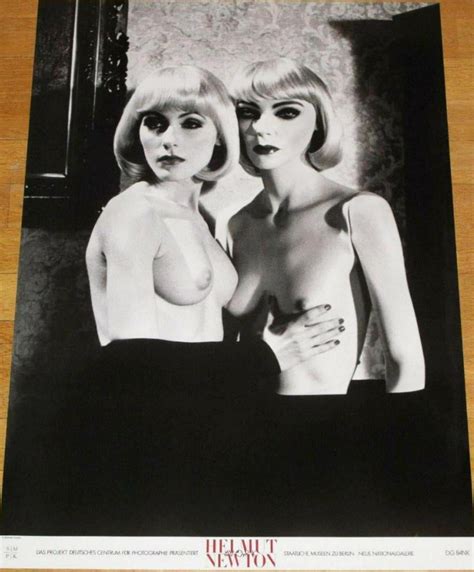 Helmut Newton Poster Two Nude Girls Berlin