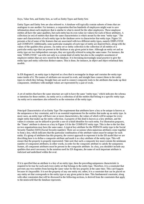 Conceptual Data Modeling Lecture 3 Keys Value Sets And Entity Sets As Well As Entity Types