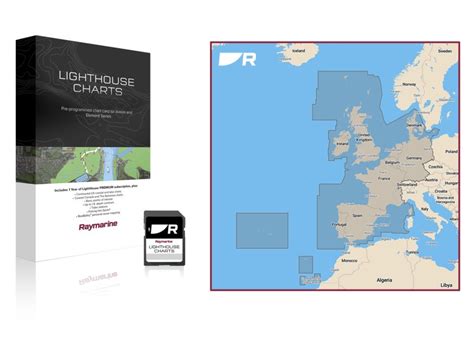 Lighthouse Nautical Chart Module Europe West Microsd Only 22995 € Svb
