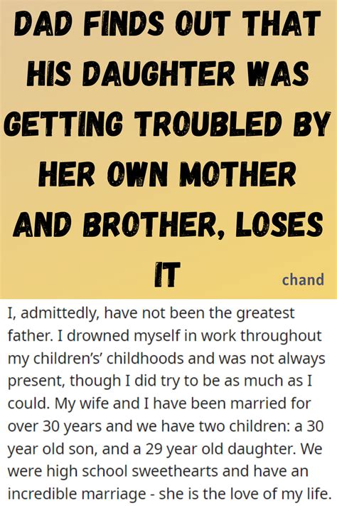 Dad Finds Out That His Daughter Was Getting Troubled By Her Own Mother