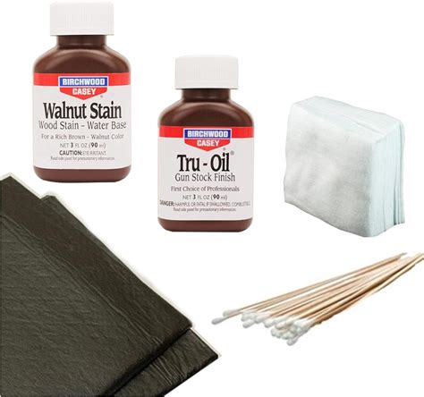 Tru Oil And Walnut Stain For Gun Wood Stock And Grip