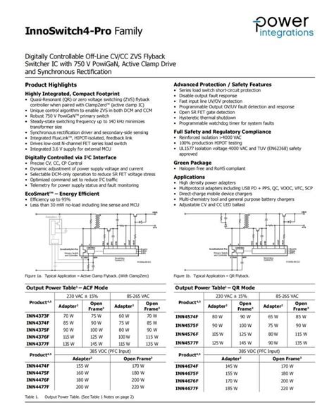 News High Efficiency Power Conversion IC With Higher Output Power