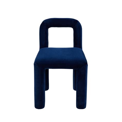 zera dining chair navy canvas home interiors