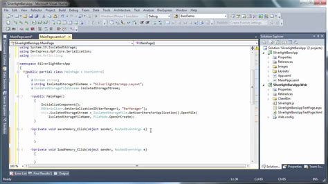 Silverlight Toolbar And Menu Controls Layout Persistence Youtube