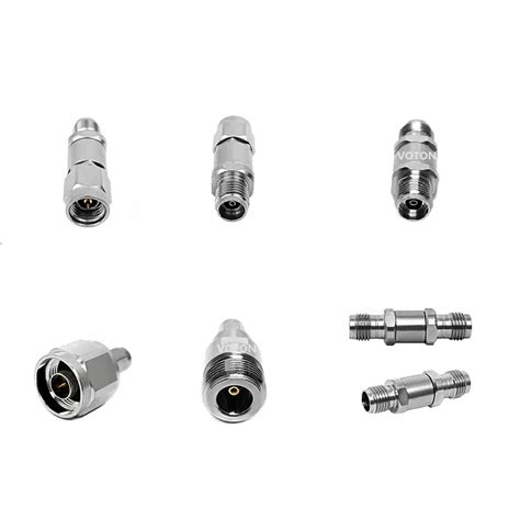 High Frequency Stainless Steel Millimeter Wave N Sma 2 4mm 3 5mm 2 92mm Male Female Rf Adapter