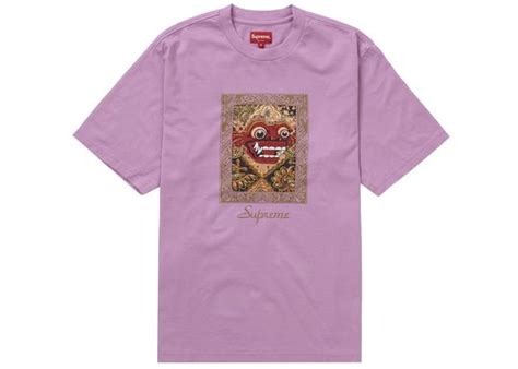 Supreme Barong Patch Short Sleeve Top Lilac Solesense