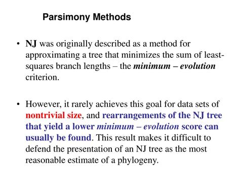 Ppt Parsimony Methods Powerpoint Presentation Free Download Id4563388