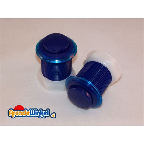 ArcadeWinkel Convex Ring Style Pushbutton Blue Pushbuttons