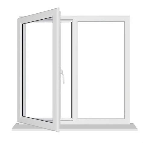 Rectangular White Upvc Casement Window Frame Grade Of Material Class