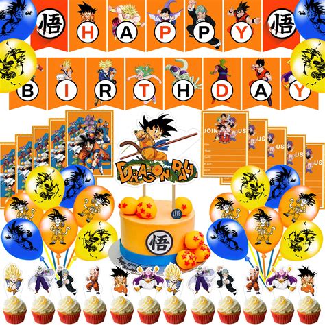 Party Corner Dragon Ball Z Happy Birthday Party Decorations Birthday