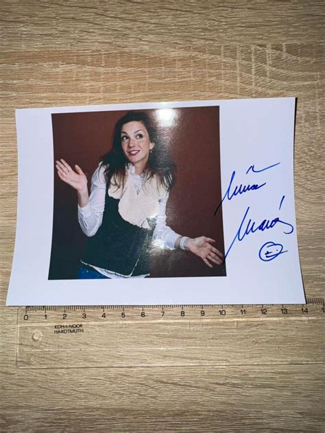 Michaela Mauerová Česká Herečka OriginÁl Autogram A Foto Aukro