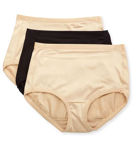 Body Caress Brief Panty 3 Pack Ddb Multi 7