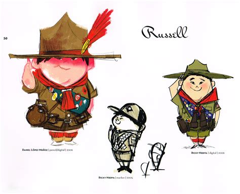 Russell From Up Drawing