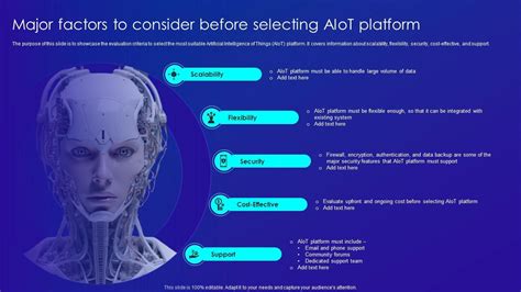 major factors to consider before selecting aiot platform merging ai and