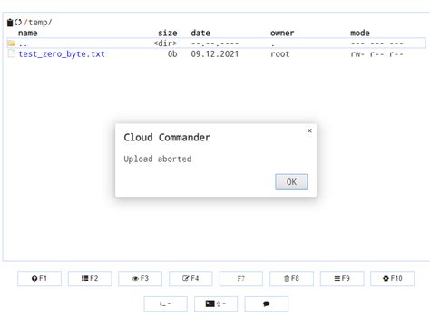Upload Stuck For Zero Byte Files · Issue 359 · Coderaisercloudcmd