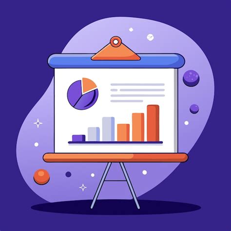 A Whiteboard With A Pie Chart And A Bar Graph On It Premium Ai