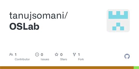 GitHub Tanujsomani OSLab