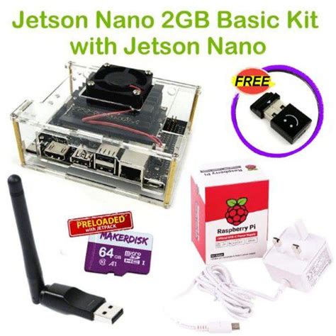 Jetson Nano 2GB Basic Kit With Jetson Nano