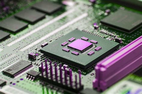 High Tech Circuit Board Stock Image Image Of Background 163453633