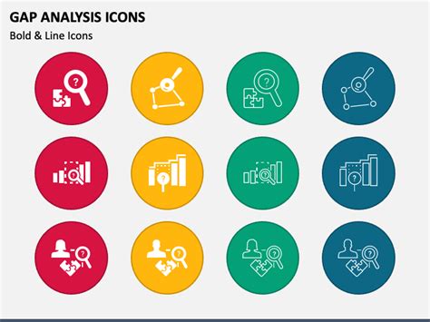 Gap Analysis Icons For PowerPoint And Google Slides Powerpoint Google Slides Analysis