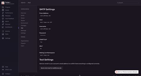 [errno 111] Connection Refused When Sending Mail · Issue 1266 · Getsentry Self Hosted · Github