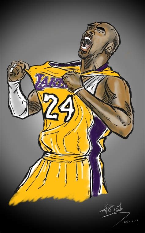 科比动漫一左一右科比动漫简笔画文秘苑图库