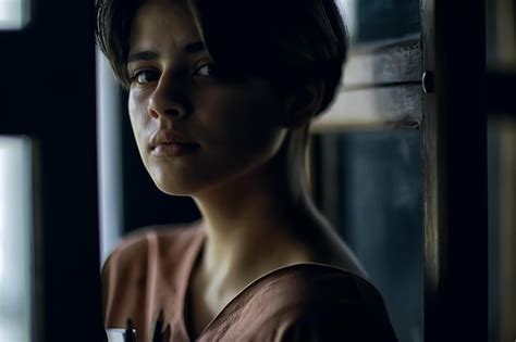 Premium Photo Portrait Girl Artist Genre Portrait Of A Poor Girl The Concept Of Education