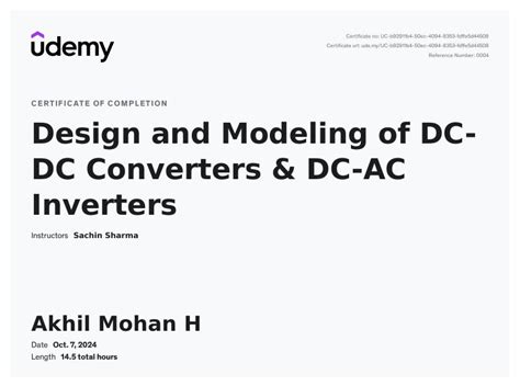 Udemy Powerelectronics Dcconverters Inverters Electricvehicles