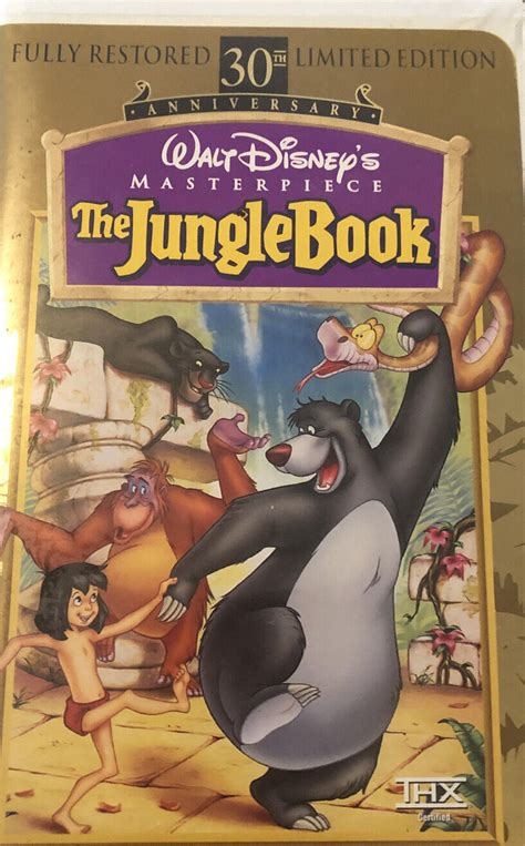 Disneys 30th Anniversary Limited Edition 1997 The Jungle Book [vhs