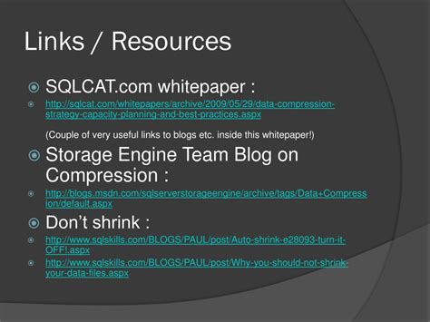 Ppt Effective Compression Strategies For Sql Server 2008 Backup And