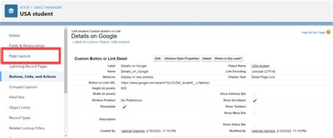 Custom Links In Salesforce