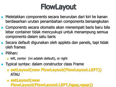 Ppt Pengantar Gui Frames Simple Components Dan Layouts Powerpoint Presentation Id 3552909