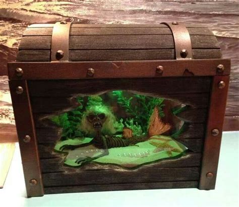 Figi Mermaid Tiki Decorative Boxes Halloween