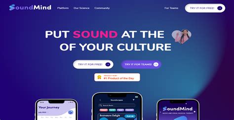 SoundMind App CSS Nectar Web Design Awards CSS Gallery