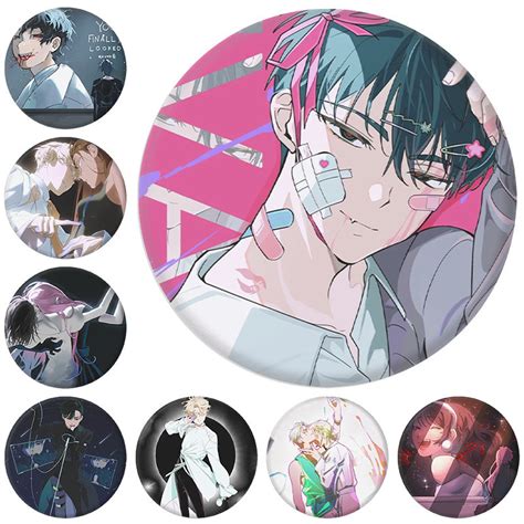Alien Stage Alienstage Badge Anime Brooches Cosplay Pins Fashion